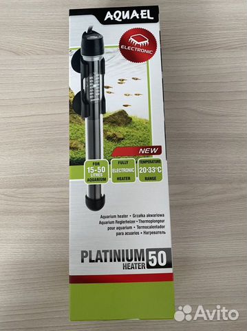 Нагреватель aquael platinium heater 50 Вт для аква