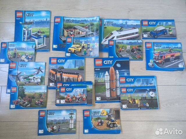 Lego City Лего сити инструкции купить в Москве | Хобби и отдых | Авито