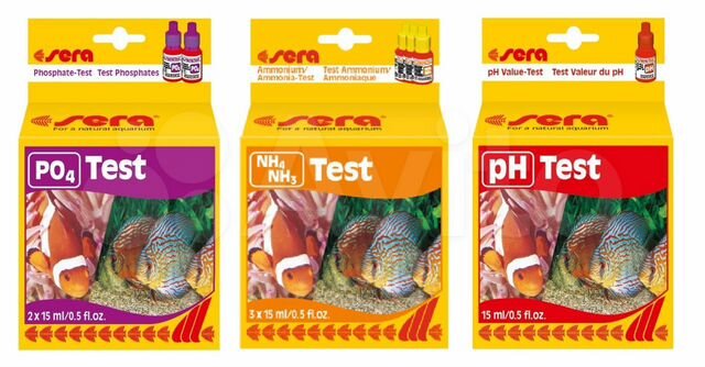 Тесты sera для аквариума